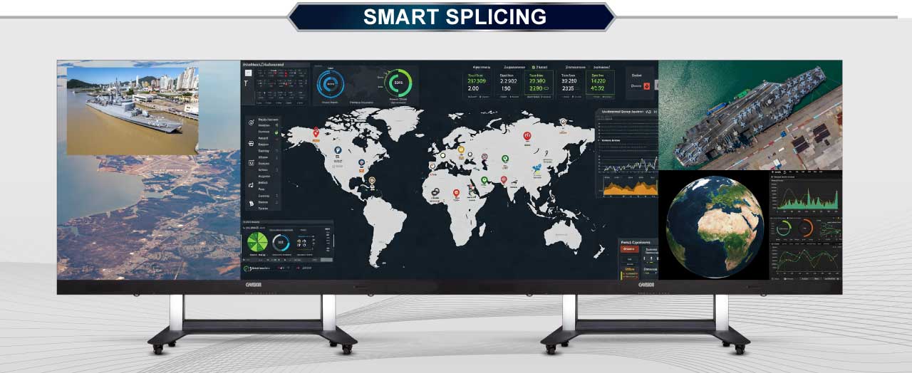splicing - GVision USA - Touchscreen and Security CCTV Monitors