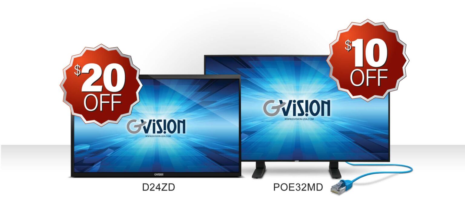 Season of Savings - GVision USA - Touchscreen and Security CCTV Monitors